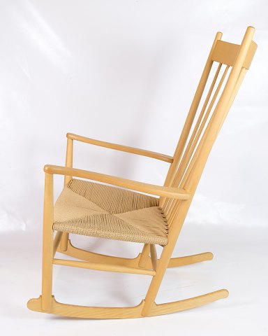 Gyngestol - Model J16 - Bøgetræ - Kuvert Flet - Hans J. Wegner - FDB ...